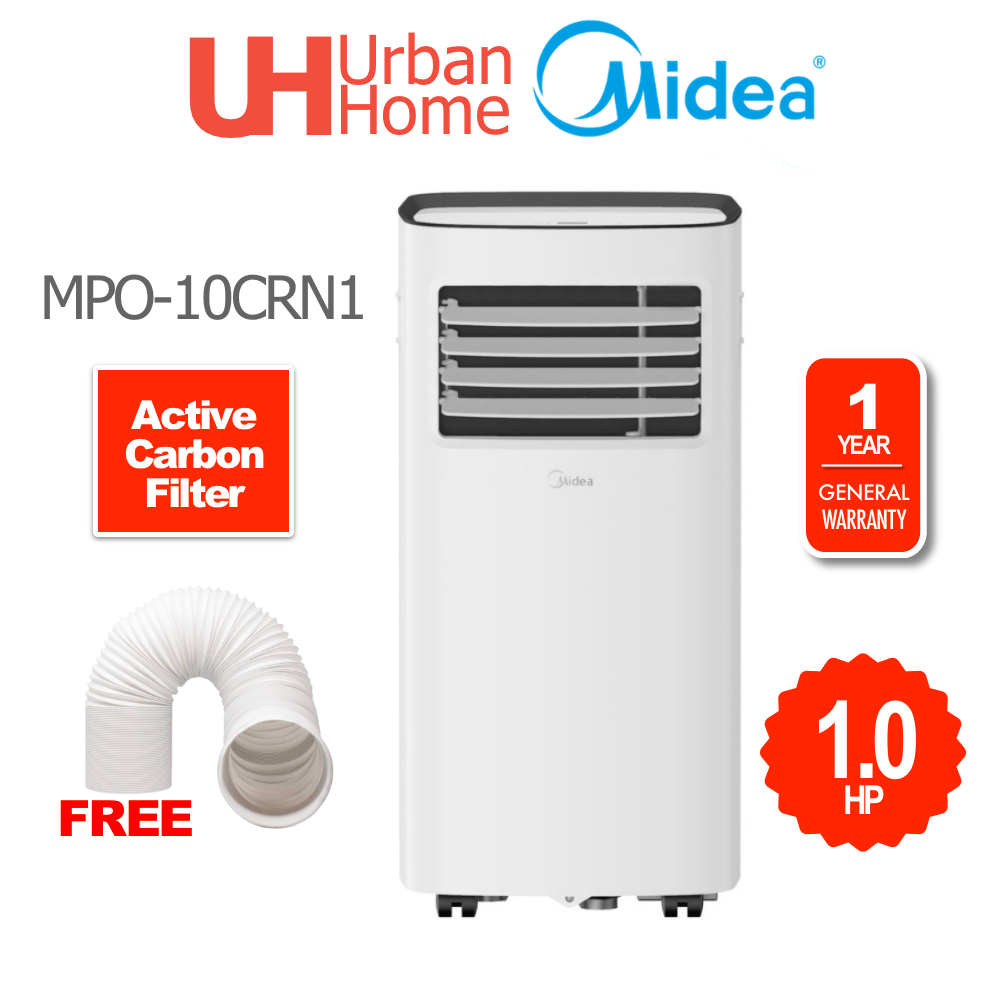 Midea Portable AirCond Air Conditioner ( 1.0HP ) MPO-10CRN1 / MPPA ...