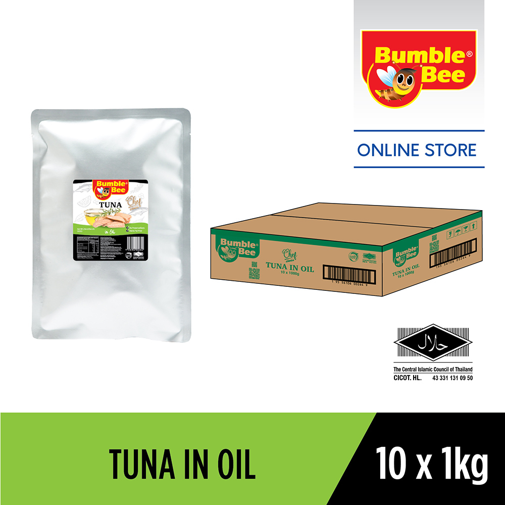 Bumble Bee Tuna in Oil, 10x1kg (Dr.Wt:900G) | Shopee Malaysia