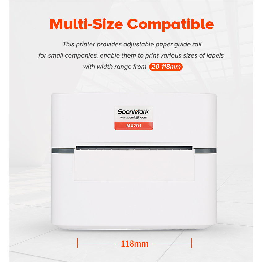 Soonmark M4201 Thermal Label Printer to Print Shopee & Lazada Air ...