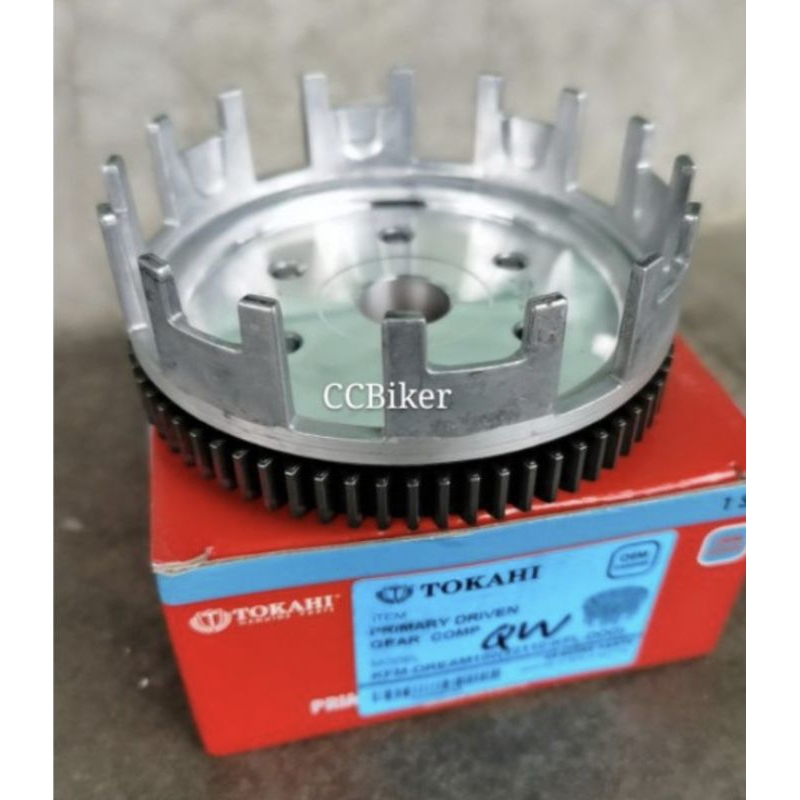 EX5 DREAM E BONUS CLUTCH PRIMARY DRIVEN GEAR EX5 DREAM E BONUS CLASS-1 CLUTCH HOUSING MANGKUK ...