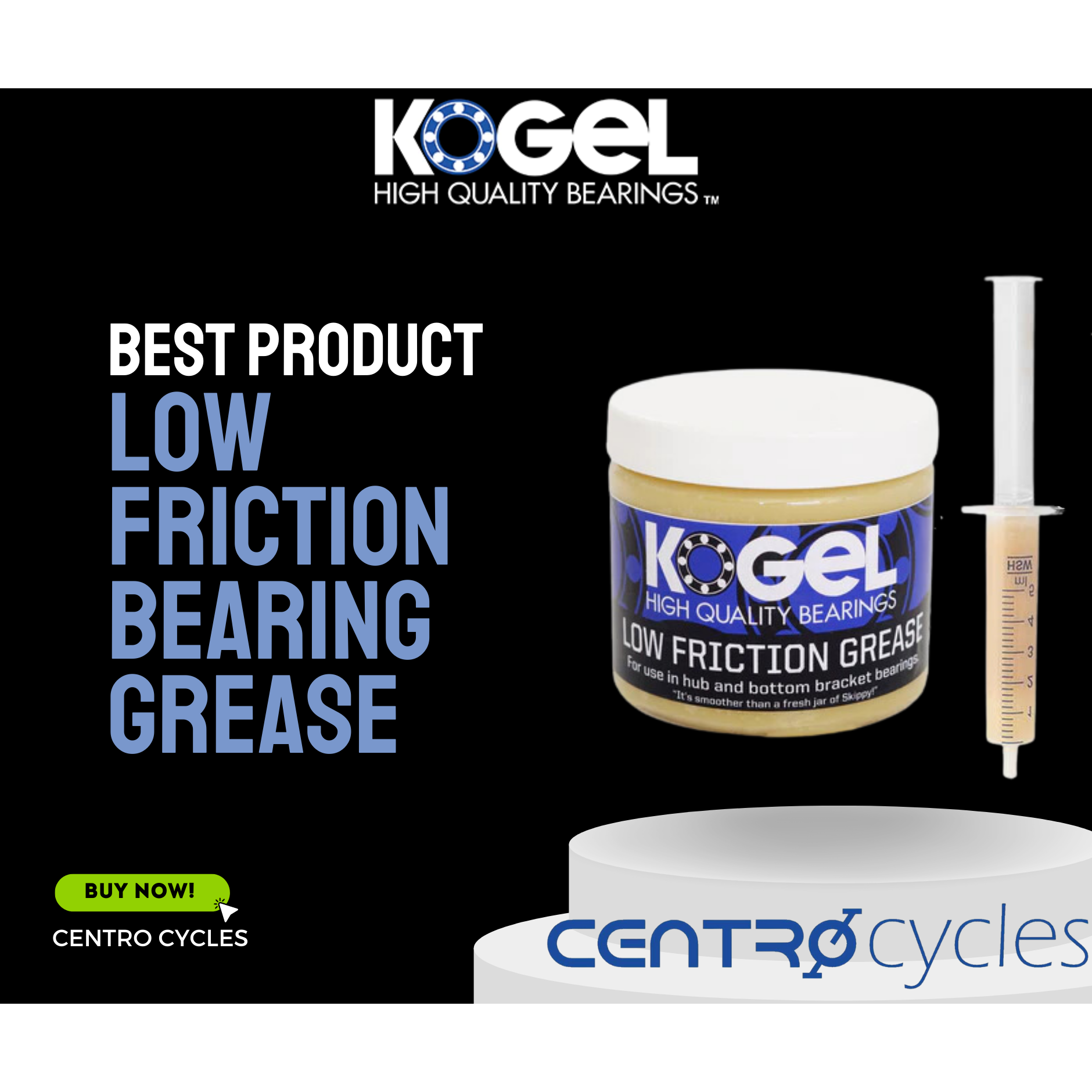 Gris Galas Seramik | Ceramic Bearing Grease - KOGEL Low Friction ...