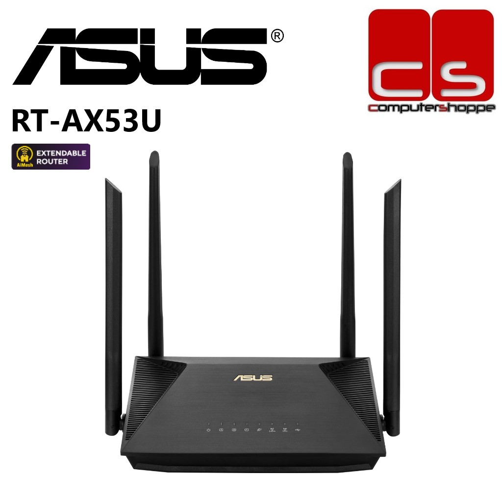 Asus RT-AX53U AX1800 Dual Band WiFi 6 Router | Shopee Malaysia