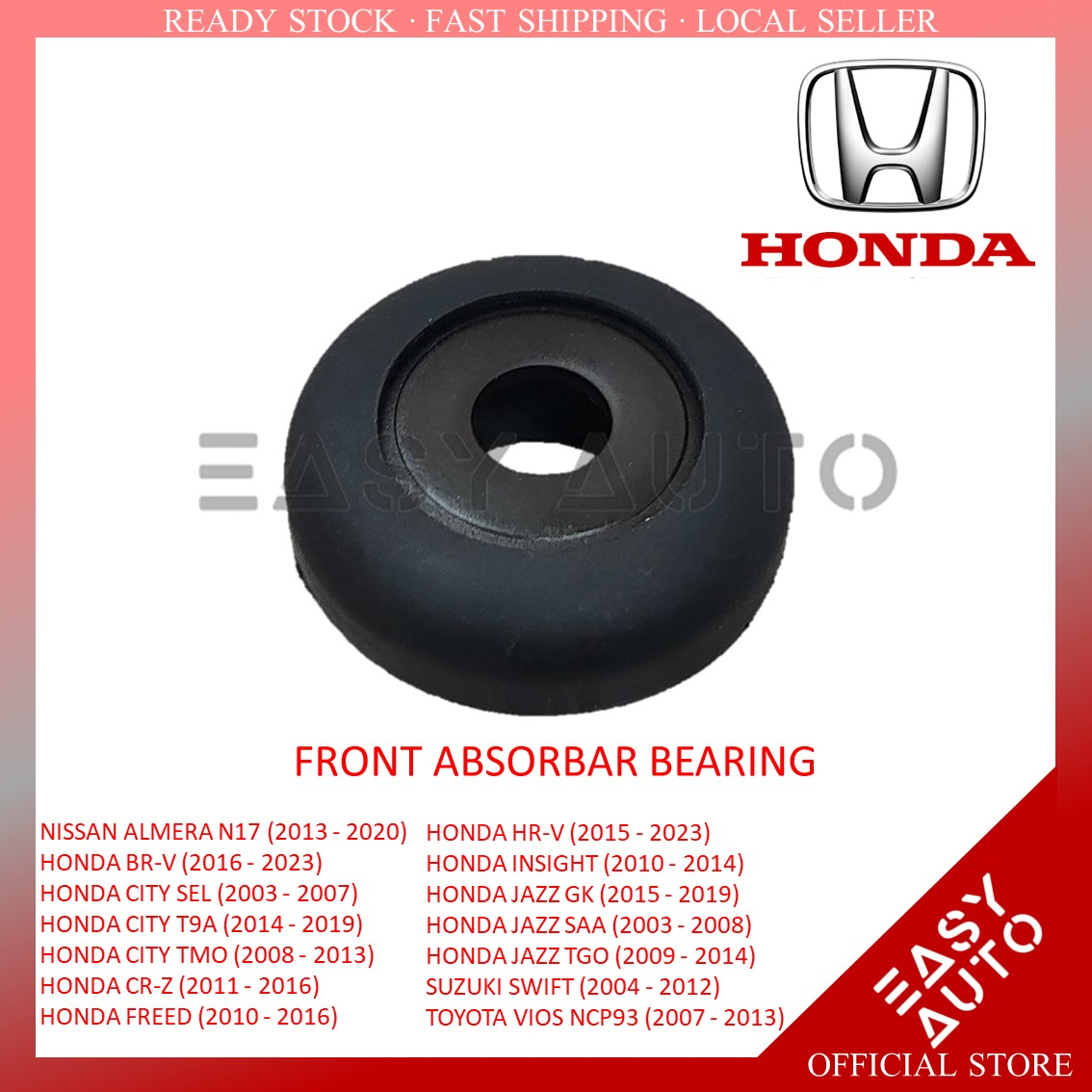 FRONT ABSORBER MOUNTING BEARING-HONDA CITYSEL/T9A/TMO,BR-V,CR-Z,FREED ...