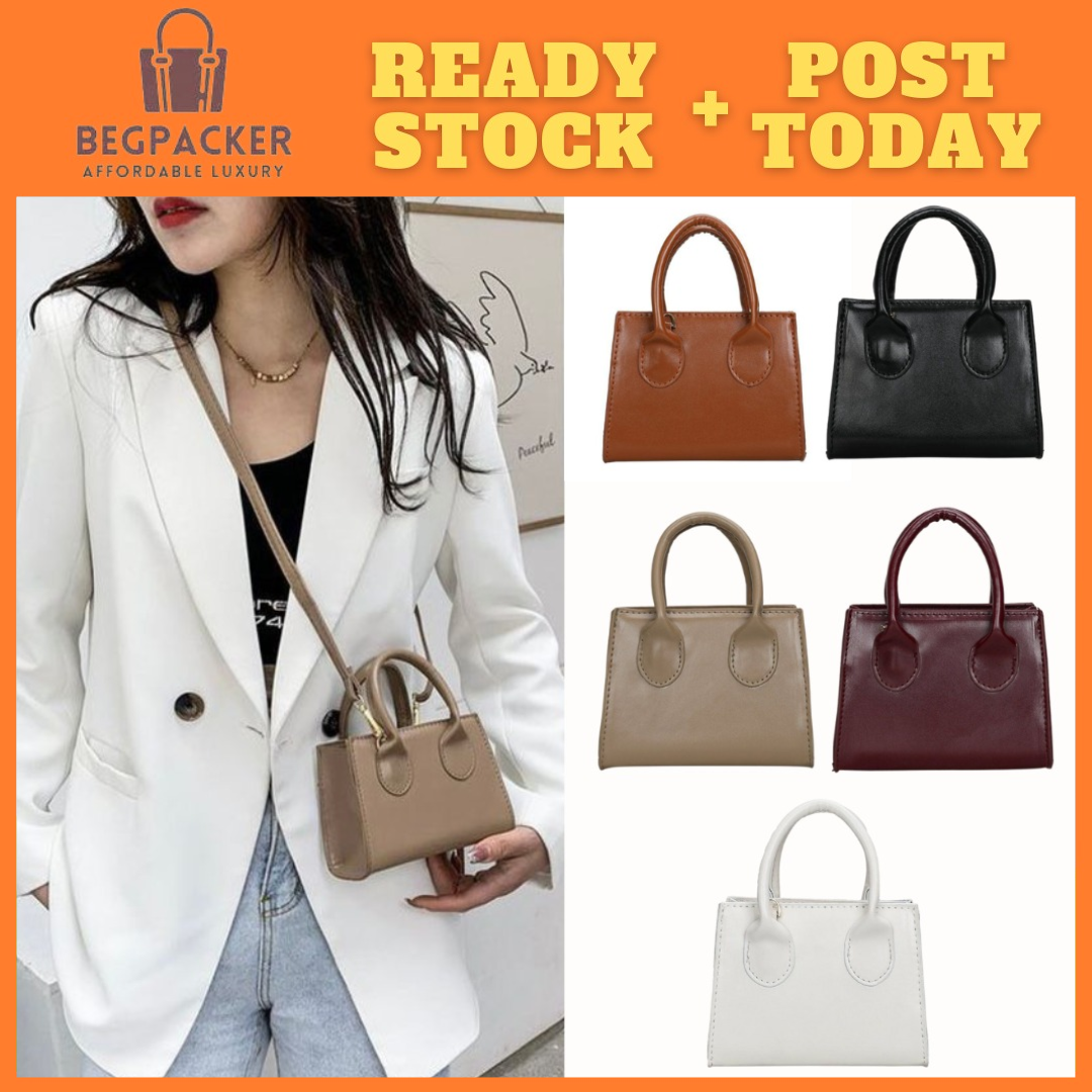 BEGPACKER TOP HANDLE HANDBAG terkini mini CROSSBODY WOMEN BAG retro BEG ...