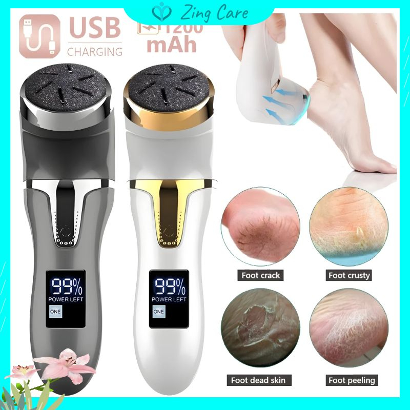 Electric Foot Rasp Electric Pedicure Foot Sander Rechargeable 2 Speeds ...