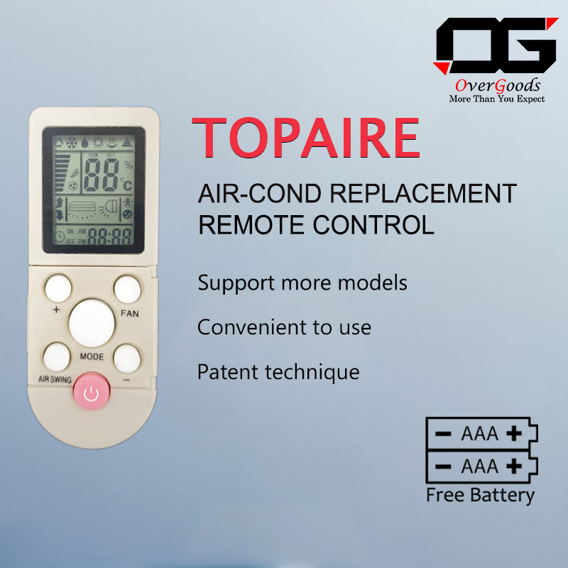 Replacement TOPAIRE DAEWOO Air Conditioner Remote Control (YKR-001 ...