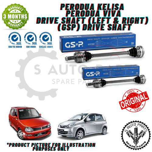 PERODUA KELISA / PERODUA VIVA DRIVE SHAFT (LEFT & RIGHT) DRIVE SHAFT ...