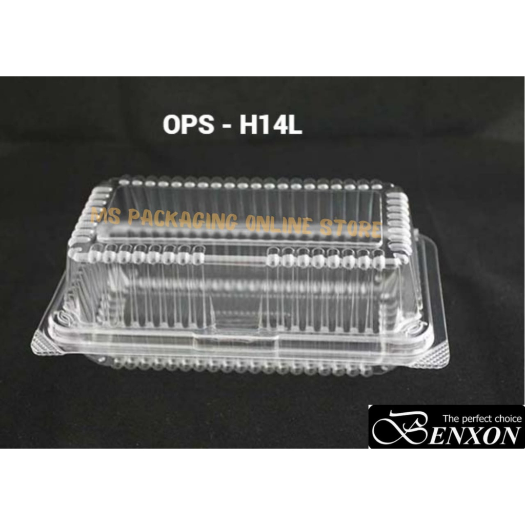 OPS - H14L - BENXON Plastic Tray with Lock [ 50pcs± ] Bakery Disposable ...