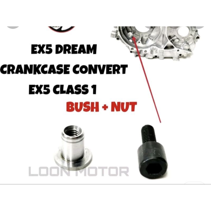 SKRU OIL PUMP CLASS-1 HONDA EX5-CLASS 1 OIL PUMP ROLLER BOLT & BUSH ...