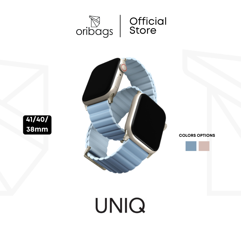 Uniq Revix Premium Reversible Magnetic for Apple Watch Strap (41/40 ...