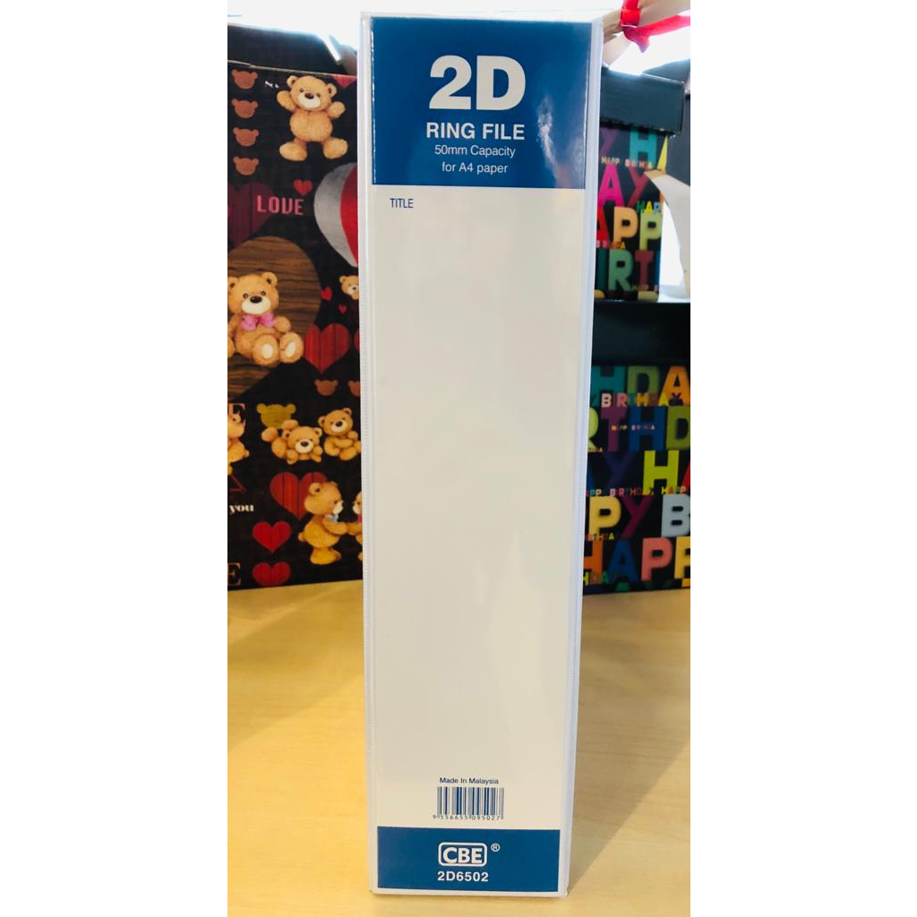 CBE A4 Size 2D Ring File - 50mm (2D6502) | Shopee Malaysia