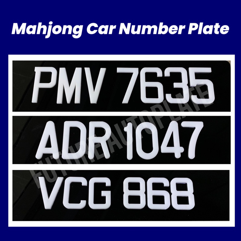 Mahjong car number plate #NOMBOR PLATE KERETA MAHJONG | Shopee Malaysia