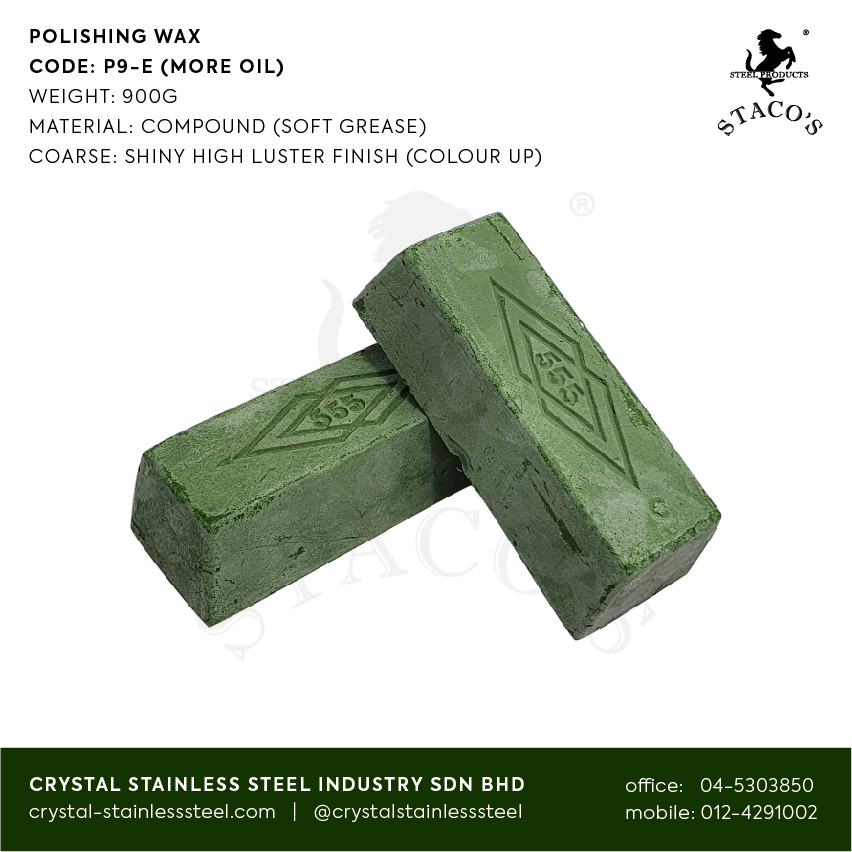 STACOS Stainless Steel AAA Polishing Paste Wax Compound Black White ...