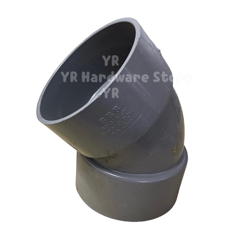 3” 80mm PVC Pipe Fitting SWV Nipis socket elbow tee valve socket pt ...