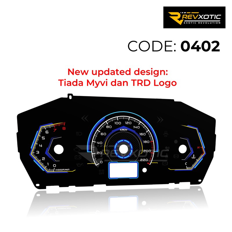 Papan Panel Meter Custom Perodua MYVI GEN-1 GEN1 First Generation ...