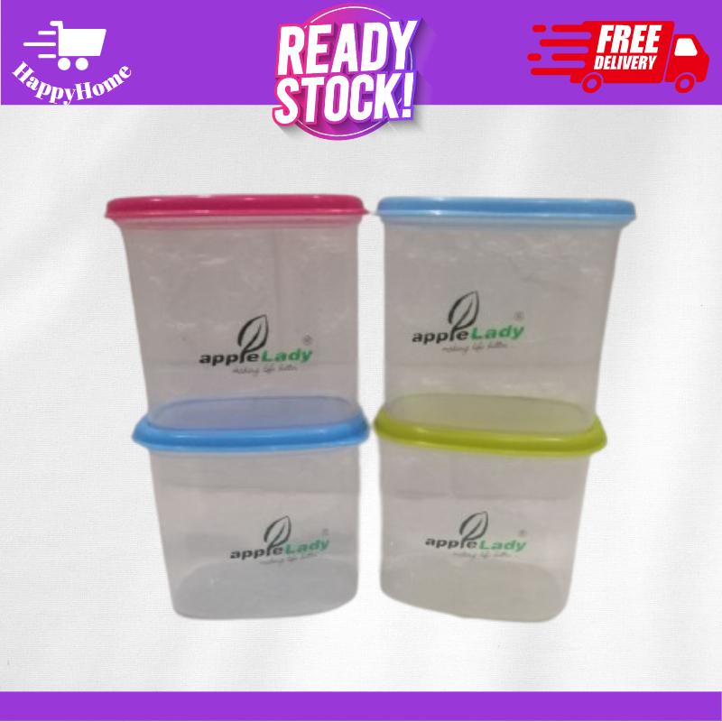 AppleLady 4 In 1 Mini Container 3846 Oval Shape Storage Box Condiment ...