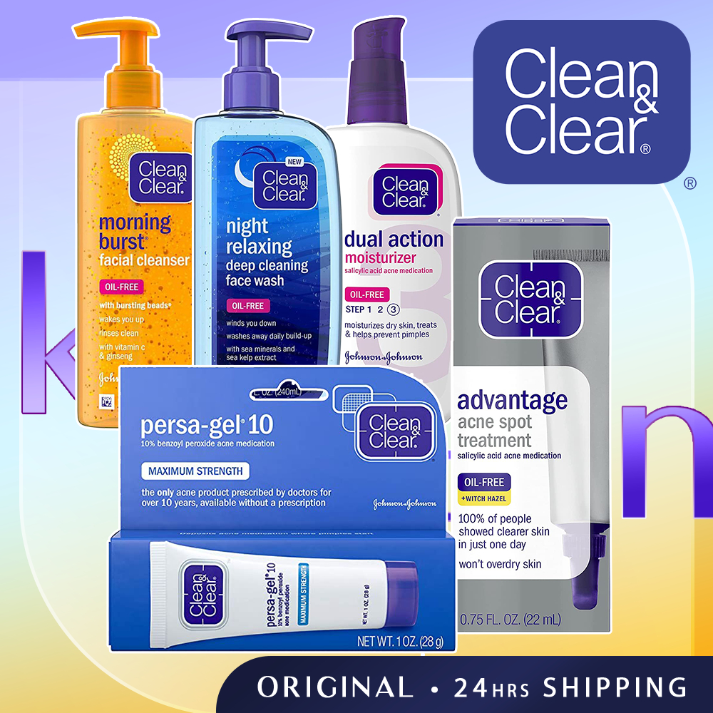 Clean & Clear Persa Gel / PersaGel10 | Advantage Acne Spot Treatment Gel | Cleanser | Dual ...