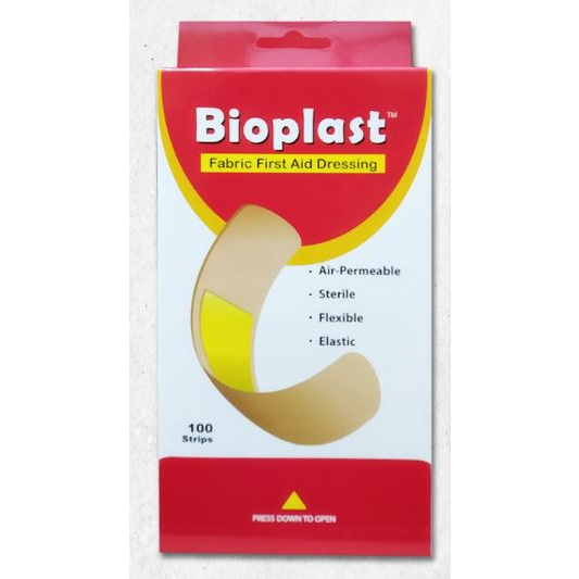 BIOPLAST kain PLASTER 100keping tampat tempoh 2029/04 (BIOPLAST FABRIC ...