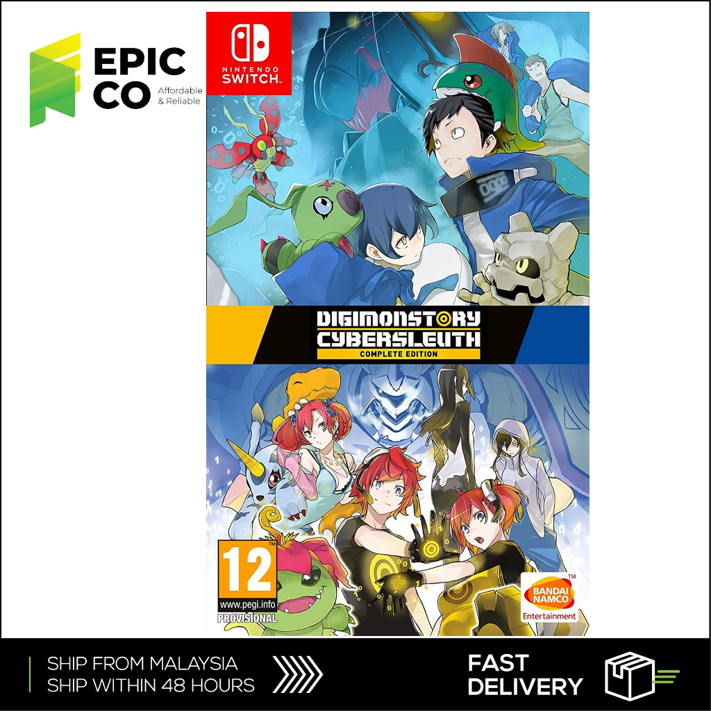 Nintendo Switch Digimon Story Cybersleuth Complete Edition (English ...