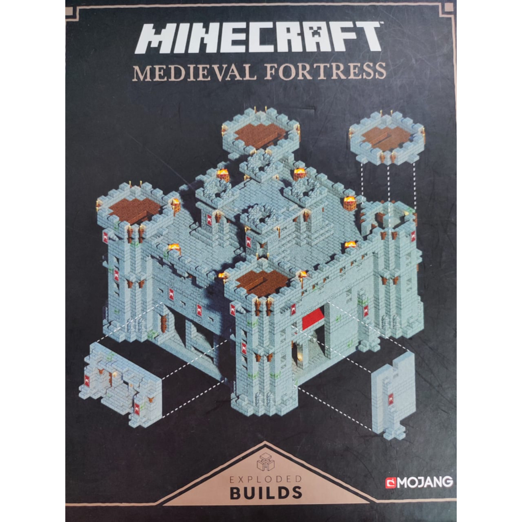 *SALE* MINECRAFT Medieval Fortress Exploded Builds by Mojang (Lightly ...