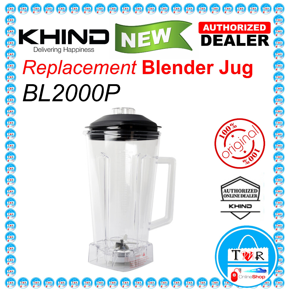 Replacement Khind Blender Jug and Cover Only ( For Khind BL2000P ...