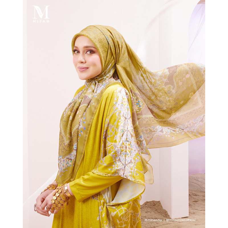 🌸BAWAL PRINTED PREMIUM COTTON VOILE BY MINAZ HIJAB 🌸 | Shopee Malaysia