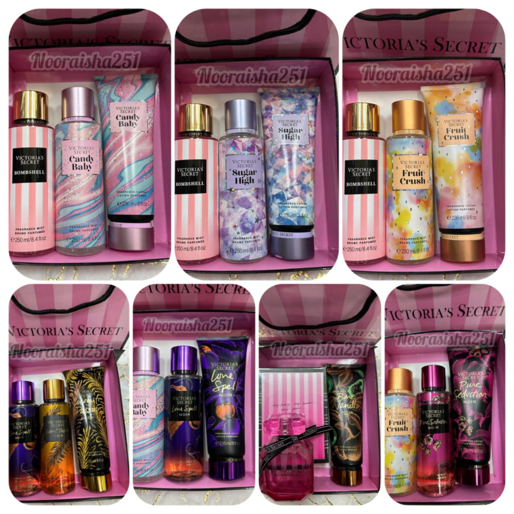 Bombshell New York Perfume & Body Mist & Lotion 3in1Set Minyak wangi ...