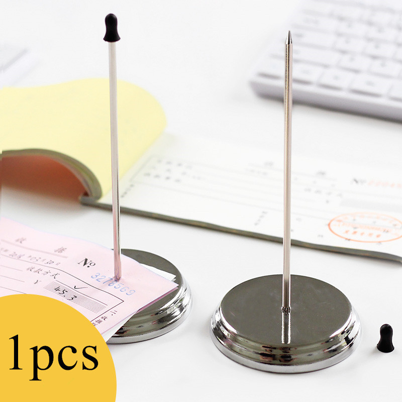 Stainless Steel Restaurant Receipt Holder/ Receipt Check Spindle/ Desk ...