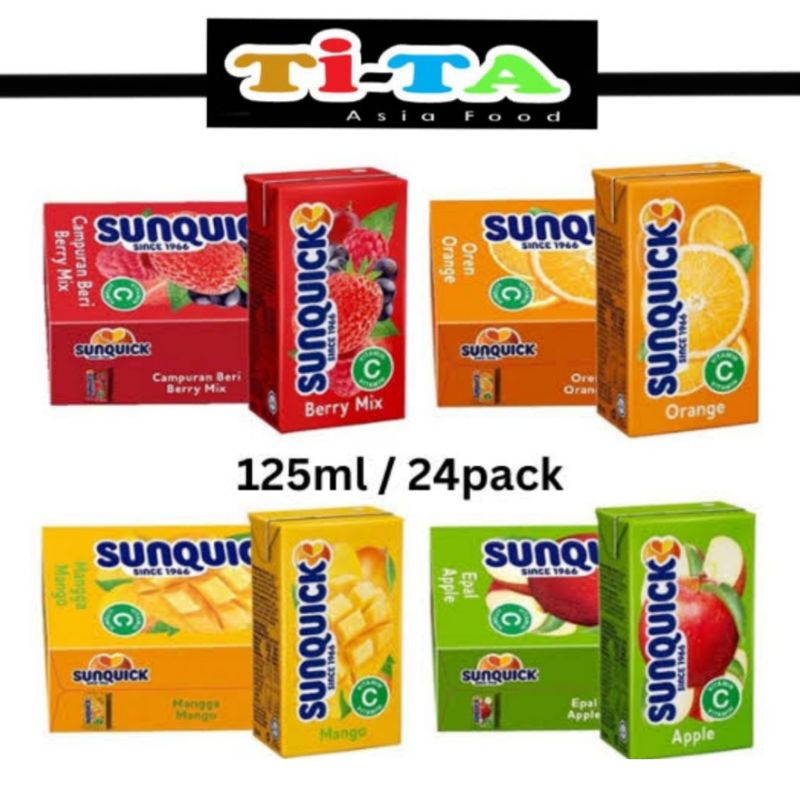 Tita SUNQUICK Fruit Juice Drink 125mlx24pcs | Shopee Malaysia