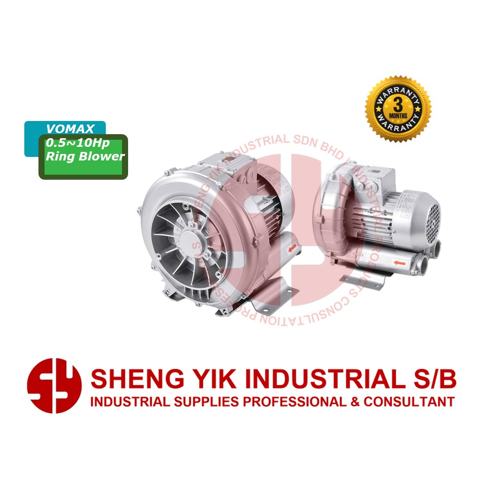 SYI VOMAX HG-4000SB / HG4000SB 5.5HP 3 Phase 415v Ring Blower | Shopee Malaysia