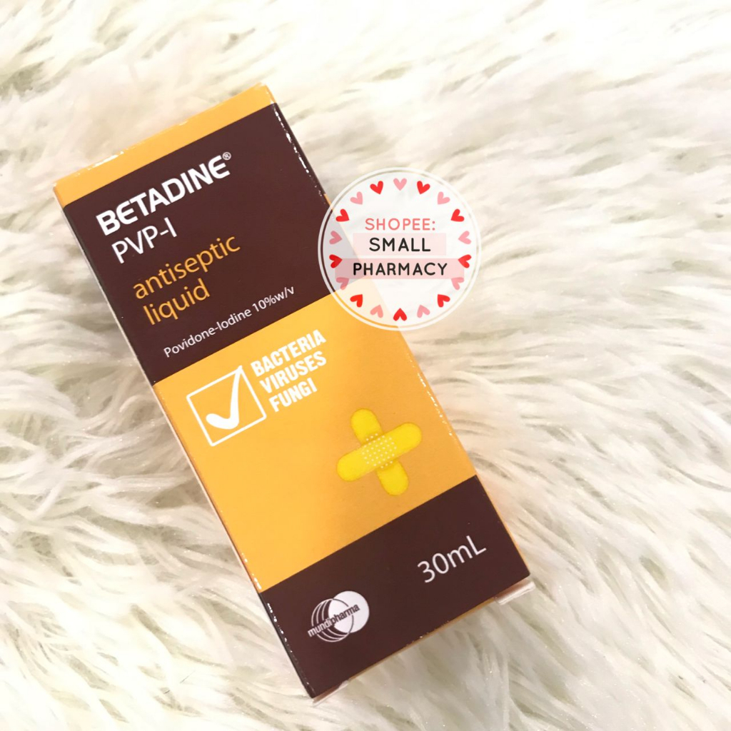 Betadine PVP-I Antiseptic Liquid Solution Povidone Iodine 10% w/v 30ml 001375 | Shopee Malaysia