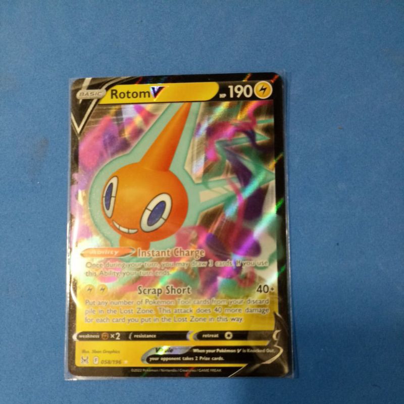 POKEMON TCG Rotom V - SWSH11: Lost Origin | Shopee Malaysia