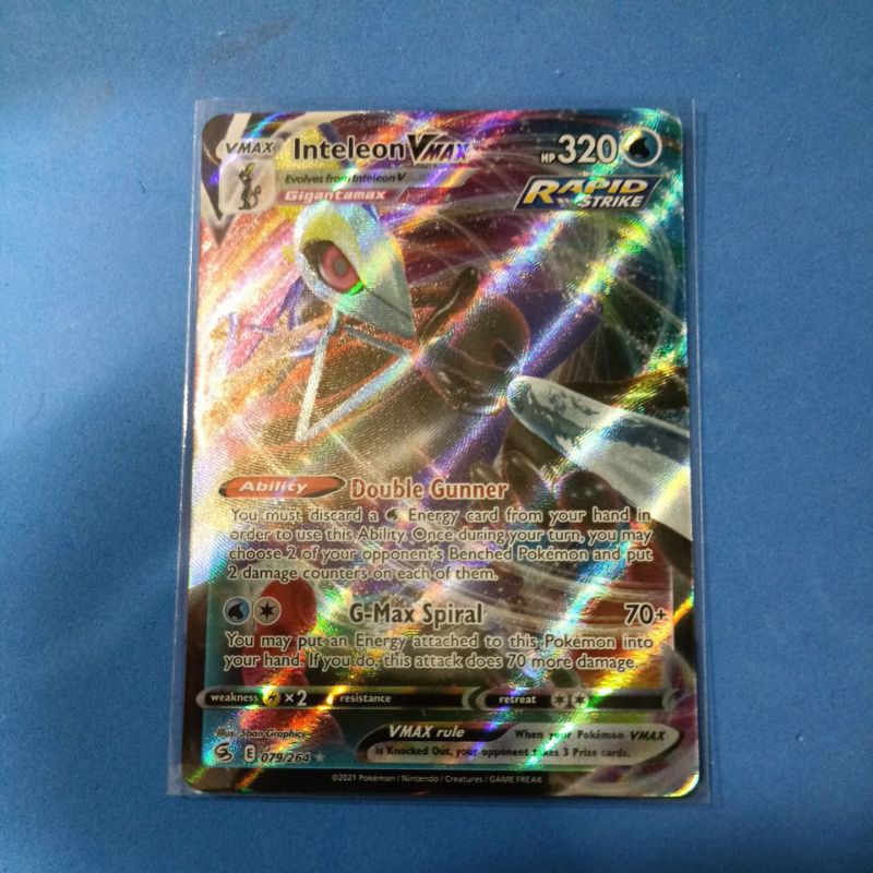 Pokemon TCG Inteleon VMAX - SWSH08: Fusion Strike | Shopee Malaysia