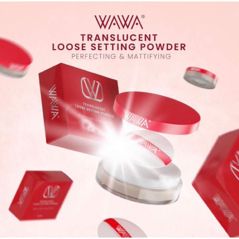[💯ORIGINAL HQ] WAWA TRANSLUCENT LOOSE SETTING POWDER | 15g | Shopee ...
