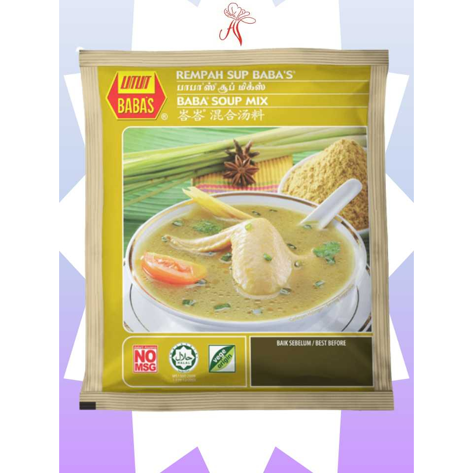 BABAS Rempah Sup Mix 25g Soup Powder | Shopee Malaysia