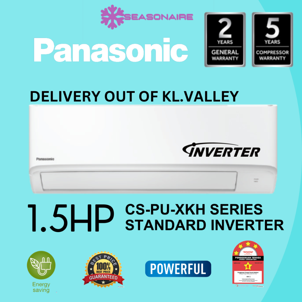 [Delivery Out of KL.Valley] 1.5hp Panasonic PU-Series Standard Inverter ...