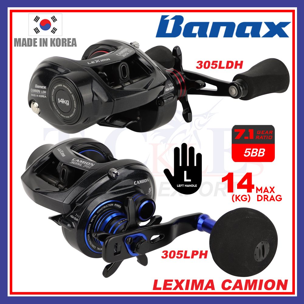 New Clicker Sound - Banax Lexima Camion 305 Mesin Pancing Baitcasting ...