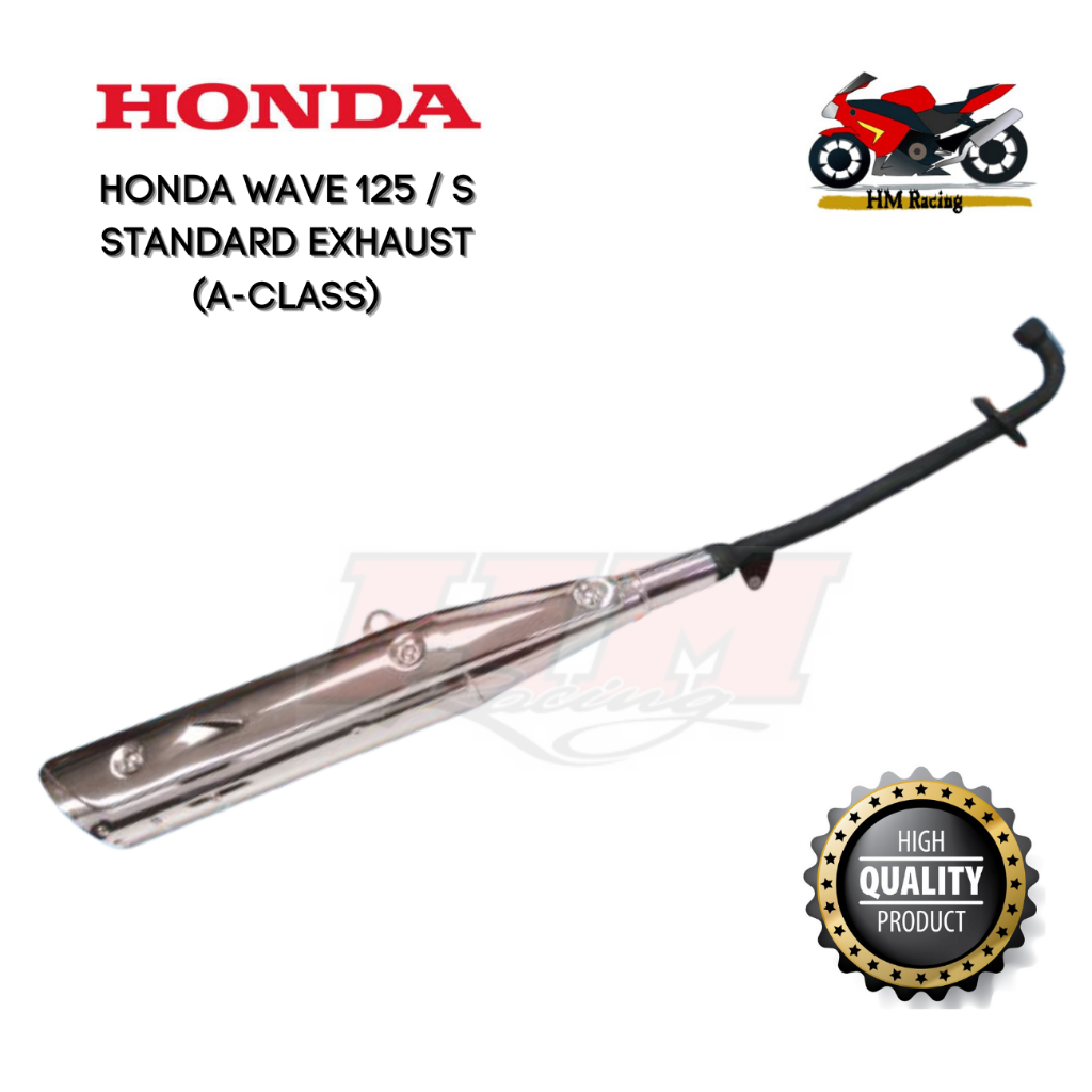 HONDA WAVE125 W125 R W125S WAVE125S - STD EXHAUST EKZOS OEM | Shopee Malaysia