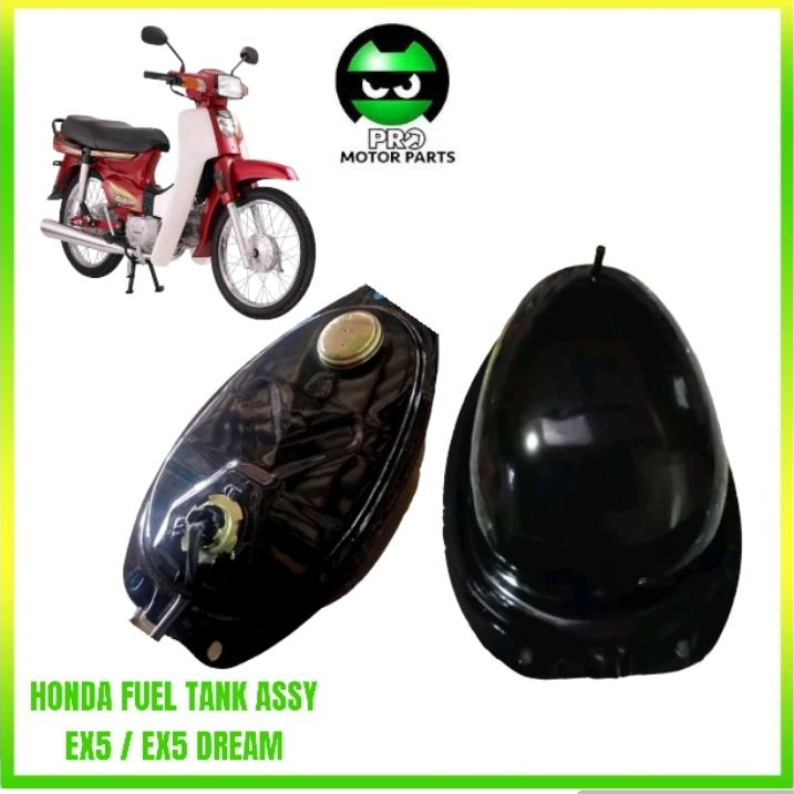 HONDA EX5 EX5 DREAM FUEL TANK MINYAK TANGKI PETROL BLACK FUEL TANK 3.7L ...
