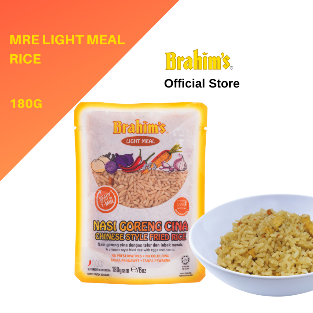 Brahim's Nasi Goreng Light Meal 180g | Shopee Malaysia