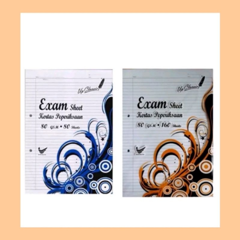 [Ready Stock] HICOOK 80 Sheets 160 Sheets A4 Foolscap Paper Exam Sheet ...