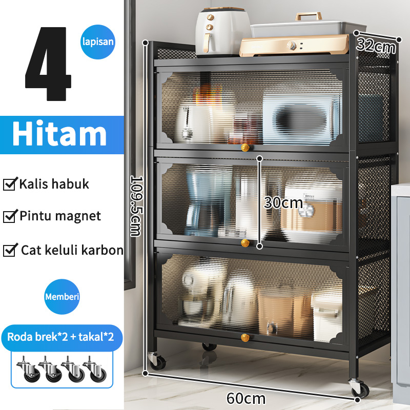 Rak Kabinet Dapur Kitchen Cabinet Rack Microwave Oven Cabinet Kitchen ...