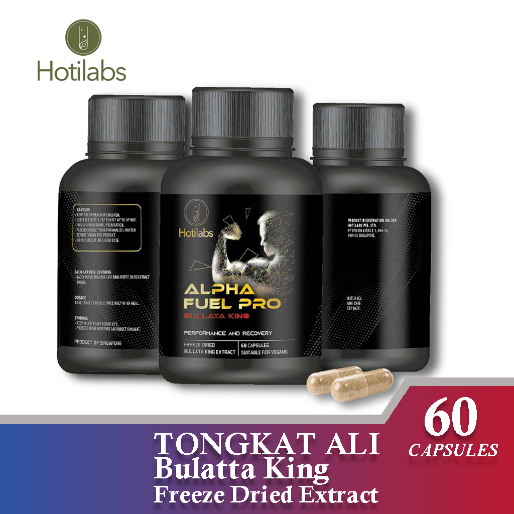 Alpha Fuel Pro Black Tongkat Ali Capsules - Power up Men's Health ...