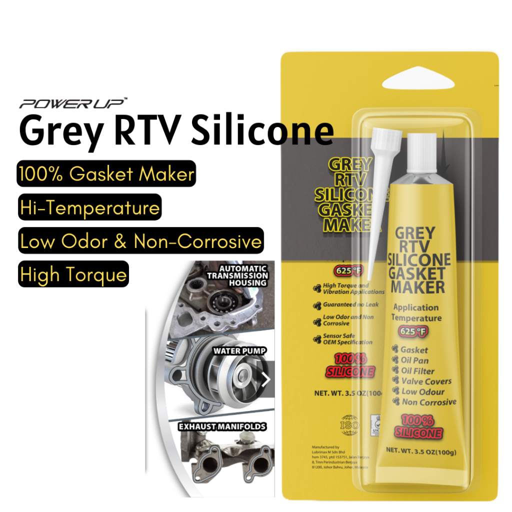 [Promotion] Tenley Power Up Grey RTV Silicon Gum Gasket Maker High ...