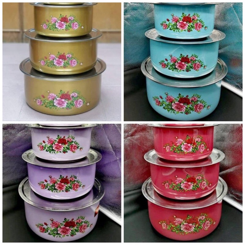 3PCS COREL HG INDIAN POT (SET BESAR) | Shopee Malaysia
