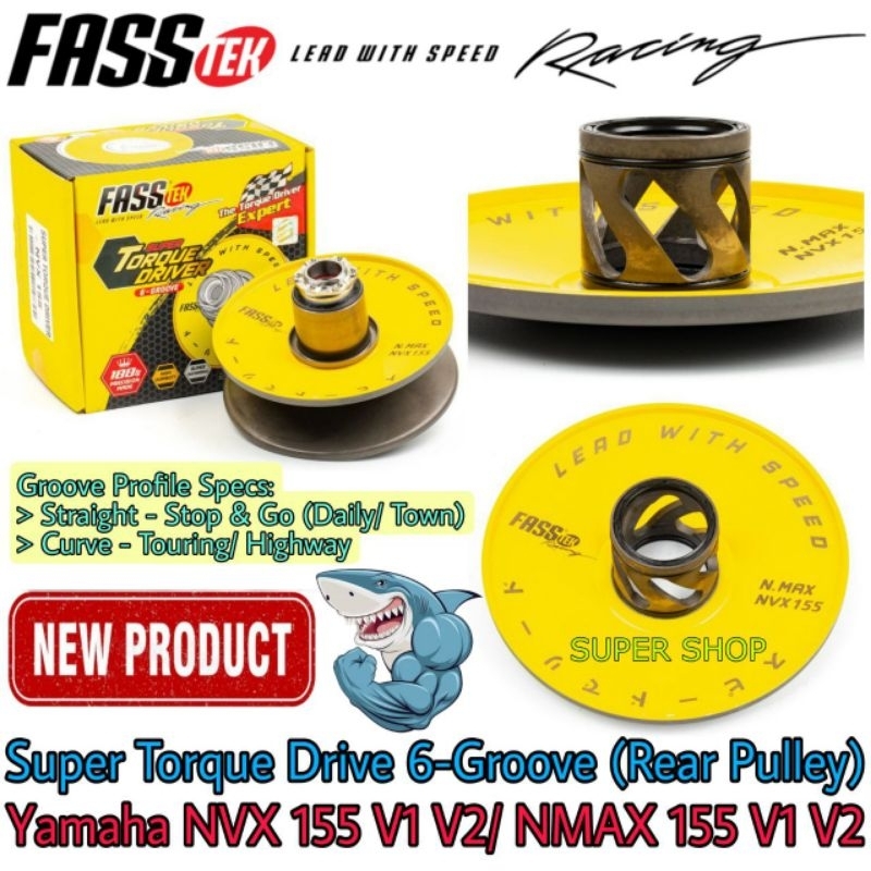 🔥ORIGINAL🔥 FASSTEK Racing Torque Driver Rear Pulley Belt CVT Spring ...