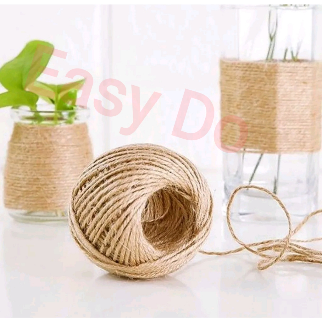 2MM Crafting Decoration Hemp Jute Rope / Tali Guni Jut Kraf Tangan ...