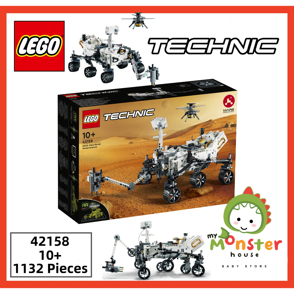 Original LEGO Technic 42158 NASA Mars Rover Perseverance ( 1132 Pieces ...