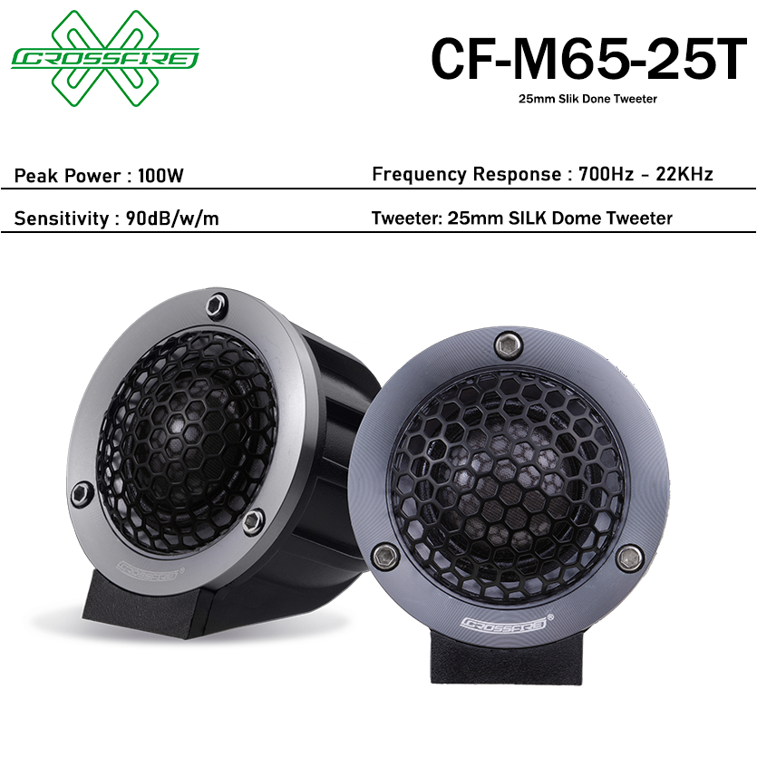 CROSSFIRE Super Natural Tweeter (25mm) M65-25T | Shopee Malaysia