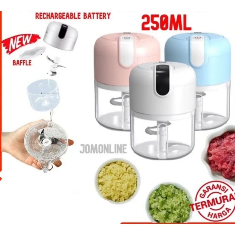 USB Mini Blender Garlic Onion Cili Vegetable Meat Chopper Masher ...